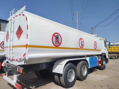 China Sinotruk 25000L Fuel Tank Truck 6x4 Carbon Steel Tanker for Diesel Oil Gas 380HP for sale