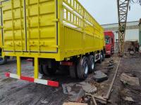China Sinotruk HOWO 6x4 Used Box Truck 351-420hp Yellow ISO Certified Heavy Duty for sale