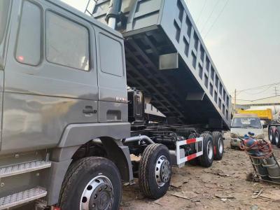 China Shacman 8x4 Used Dump Truck 375HP 12 Wheel 40t Capacity Euro II-V Manual Transmission for sale