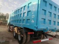 China HOWO 8x4 Manual Dump Truck 12 Tires 375-430hp Tipper Truck Used in Blue for sale