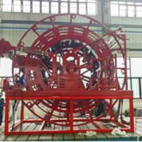 China Heavy Duty Continuous Tubing Injection Reel for Coiled Tubing Units With Robust Drum and Level Wind System for sale