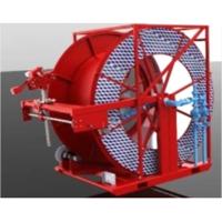 China Heavy Duty Continuous Tubing Injection Reel for Coiled Tubing Units With Robust Drum and Level Wind System for sale