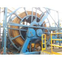 China Heavy Duty Continuous Tubing Injection Reel for Coiled Tubing Units With Robust Drum and Level Wind System for sale