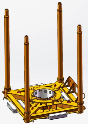 China Detachable Adjustable Underwater Completion Guide Base For Oil And Gas Industry for sale