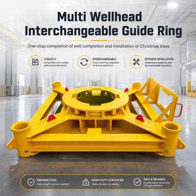 China Four Column Hydraulic Completion Guide Base CGB Automatic Leveling Wellhead Support Base for sale