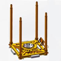China Hydraulic Four Post Completion Guide Base CGB for Onshore Offshore Wellhead Completion Operation for sale