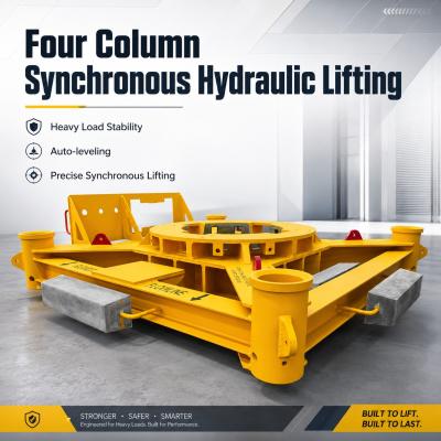 China Onshore Oilfield Four Post CGB Completion Guide Base Hydraulic Adjustable Height Wellhead Base for sale