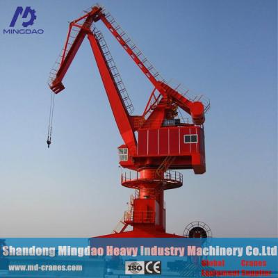 China MD Brand Compact 5 ton~50 ton Mobile Jib Harbour Portal Crane Dock Crane Harbour Crane for sale