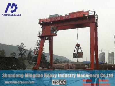 China Double Girder Gantry Crane with 20/5 ton Grab Bucket , Grab Gantgry Crane for Sale from China for sale