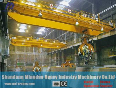 China China MD Supplier 16 Ton Grab Overhead Bridge Crane With Grab Bucket for sale