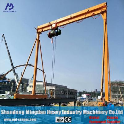 China China Famous MD Brand of Mobile Single Girder Gantry Crane Advance Technology for sale