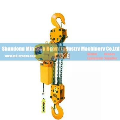 China High Quality Lower Price 7.5Ton Suspension Type Electric Chain Hoist for Sale for sale