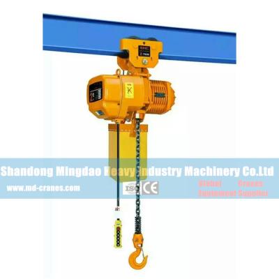 China Factory Direct Supply 1 ton 5 ton 10 ton 380V 3Phase Electric Chain Hoist Price for sale