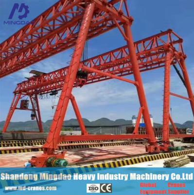 China 50~100 Ton Heavy Duty Concrete Handling Equipment Crane Double Beam Gantry Crane for sale for sale