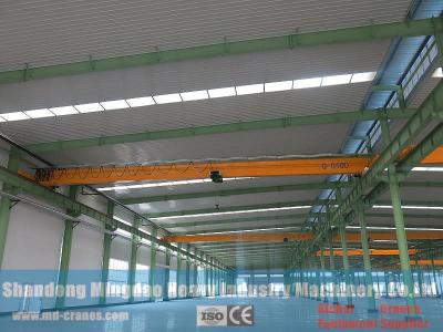 China LDE Model Europe Standard 10 ton Single Girder Crane, European Type Single Girder Crane Price for sale