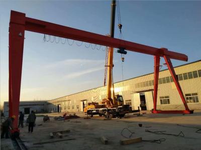 China China Factory Supplied 5 Ton 10 Ton 15 Ton Single Girder Gantry Crane for Sale for sale