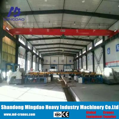 China Radio Remote Controlled Rail Guide Running Overhead Traveling Crane for sale