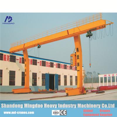 China 5ton 7.5ton 10ton mobile electric motor rail mounted gantry crane price for lifting handling stone steel plate pipe for sale