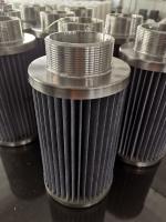 China Spunbond Pleated Dust Filter Cartridge With Thread Stainless Steel Cover for sale