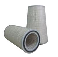China Conical Gas Turbine Air Inlet Filters , Galvanized End Cap Composite Air Filter for sale