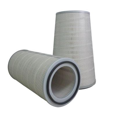 China Conical Gas Turbine Air Inlet Filters , Galvanized End Cap Composite Air Filter for sale