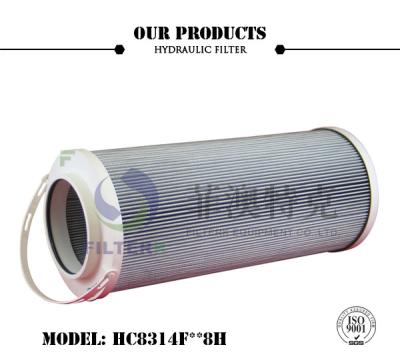 China Galvanized End Cap Replacement Hydraulic Filter Elements , 5 Micron Tractor Hydraulic Filter for sale