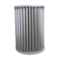 China G2.5 Gas Filter Element 50 Micron Accuracy With Galvanized End Cap for sale