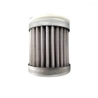 China 304/316L Miniature Stainless Steel High-temperature Corrosion-resistant Pleated Filter Cartridges 1-100m Filtration for Oil for sale
