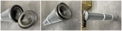 China Anti Static Polyester Pleated Conical Filter Cartridge For Dust Collection System for sale