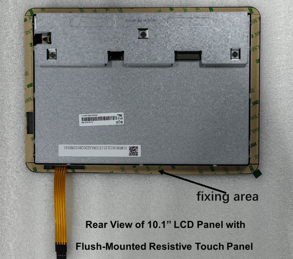 10.1'' flush mount resistive touch panel