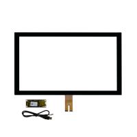 China 21.5 Inch 16:9 Multi Touch PCAP Screen With 10ms Response Time Tempered Glass Cover Lens for sale