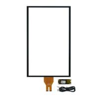China Tough Tempered Glass PCAP Touch Panel Glass 21.5 Inch 16: 9 Ratio 477 X 268mm for sale