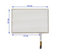 China 217 X 136.2mm 10.1 Inch Resistance Touch Screen With FPC Connection Response Time Of 10ms for sale