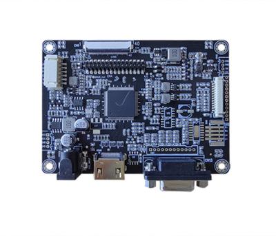 China HDMI VGA to 40pin FPC or 30pin LVDS LCD Panel with 8V-25V Analog To Digital LCD AD Board Solutions for sale