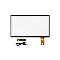 China 17.3 Inches 2,0mm Slim Projected Capacitive Touch Screen With Tempered Glass and ILITEK ILI2510 Controller for Indoor Devices for sale