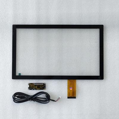 China 15.6-inch 16mm Bezel PCAP Touchscreen Overlay with Anti-glare Surface Treatment for sale