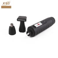 China Compact 2 In 1 Electric Nose Beard Hair Trimmer With Stand Battery Operated for sale