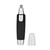 China 2.8*13.2cm Black Silver Bullet-Shaped Nose Trimmer Ear Nose Hair Shaver NZ-828 for sale