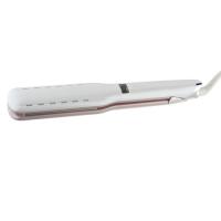 China Professional Dry Wet Ceramic Coating Hair Straightener With Wide Heating Plates for sale
