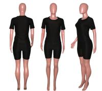 China 2021 antibacterial good quality 2 pieces set yoga shirt shorts jogger shorts tracksuit tops sportswear for sale