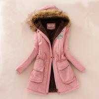 China Thick winter jacket women winter jacket parka jacket with fur warm collar lining thick woolen jacket for sale
