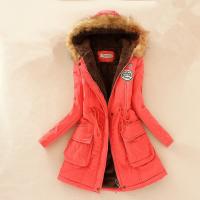China Thick winter jacket women winter jacket parka jacket with fur warm collar lining thick woolen jacket for sale