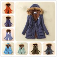 China Reversible Thick Parka Jacket With Hooded Warm Fleece Fur Collar Winter Jacket Women for sale