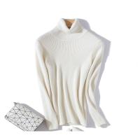 China Custom Women Anti-Shrink Knit Sweater Turtle Neck Women Cashmere Sweater Pullover Sweater for sale