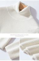 China Custom Women Anti-Shrink Knit Sweater Turtle Neck Women Cashmere Sweater Pullover Sweater for sale