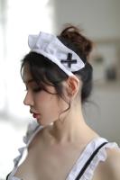 China Hot Sexy Cosplay Lingerie  with Choker Uniform Temptation Women Maid Costume for sale