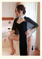 China Factory Price Plus Size Nun Costumes For Women Nun Outfit Black Priest Outsuit Sexy Halloween Costumes for sale