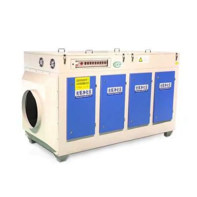 China Industrial UV Light Oxygen Photooxygen Catalytic Exhaust Gas Purifier Equipment 30000-40000 m³/h 23kw/380V for sale