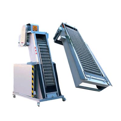 China Stainless Steel Tooth Grid Cleaning Machine 300-1500mm Width with 0.35-3kW Motor for Sewage Treatment for sale