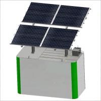 China 20m³/day Solar Power Industrial Wastewater Treatment Equipment with 0.9KW Power & 8m² Footprint for sale